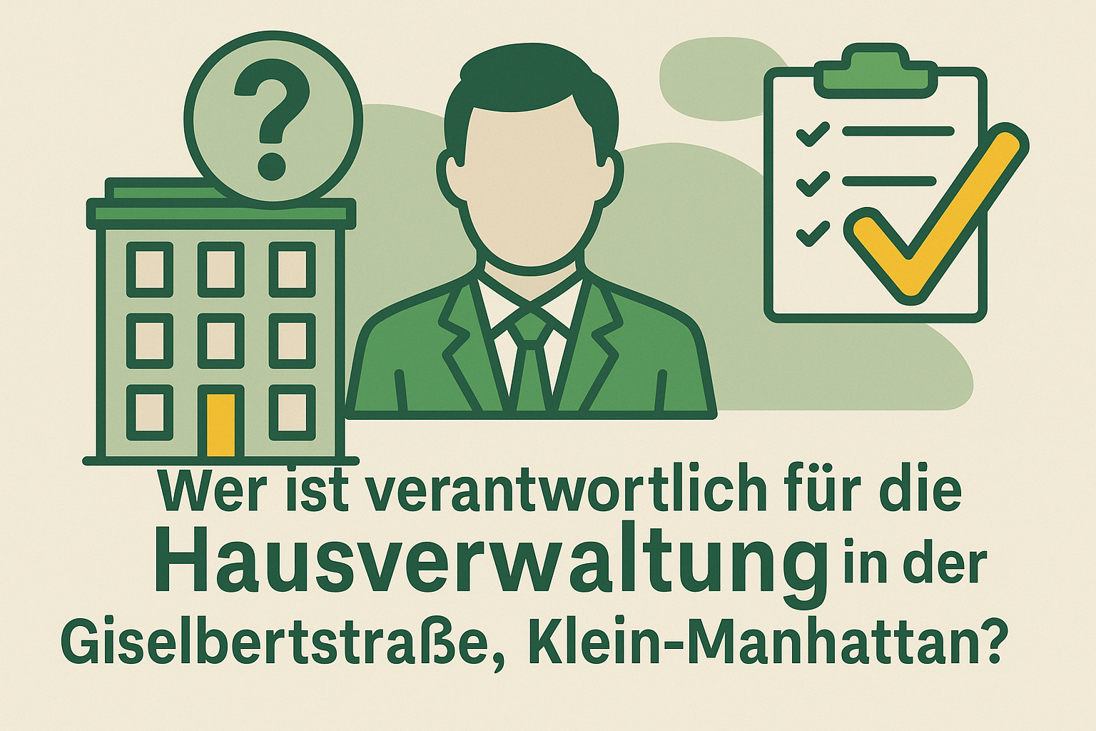 Wer ist verantwortlich für die Hausverwaltung in der Giselbertstraße ...