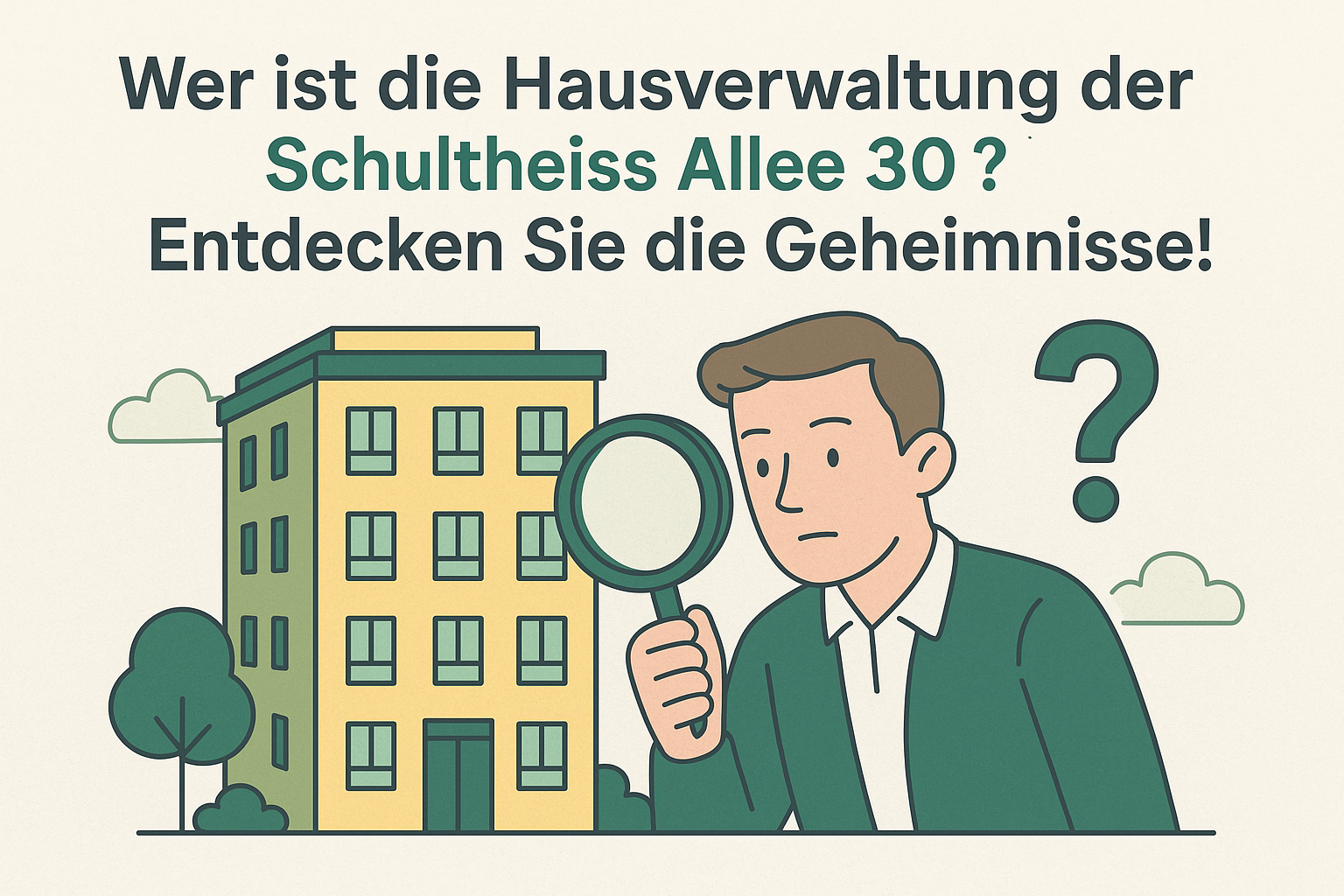 Wer ist die Hausverwaltung der Schultheiss Allee 30? Entdecken Sie die ...